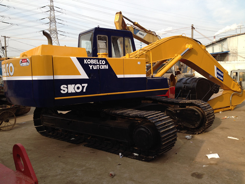 20 Tonne SK07 Sử dụng máy xúc Kobelco Crawler 0.8cbm Công suất thùng ...